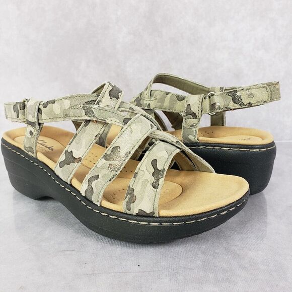 Clarks | Shoes | Clarks Collection Sandals Womens 7 Wide Merliah Rose ...